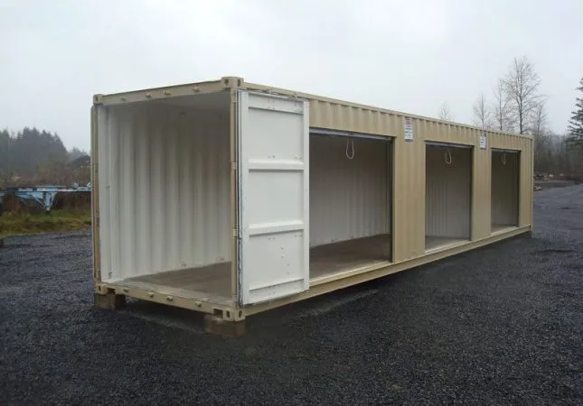 30ft Custom Storage container with Roll door - Dry Box