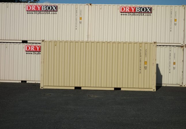 22ft High Cube Shipping Container with Rollup Door - Dry Box