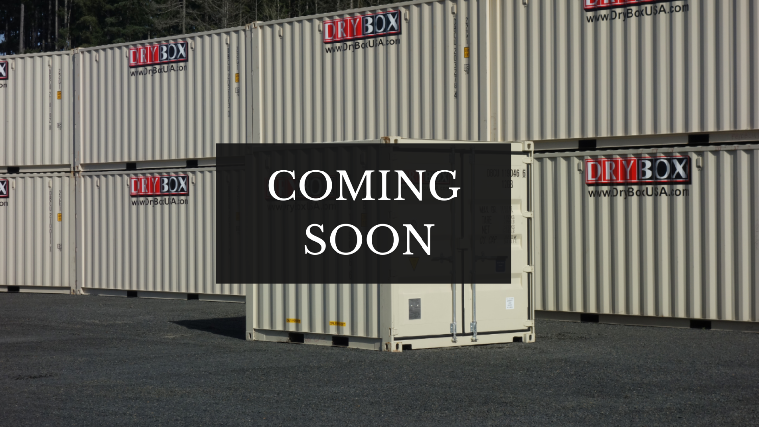 22ft High Cube Custom Storage Container with Roll Door - Dry Box