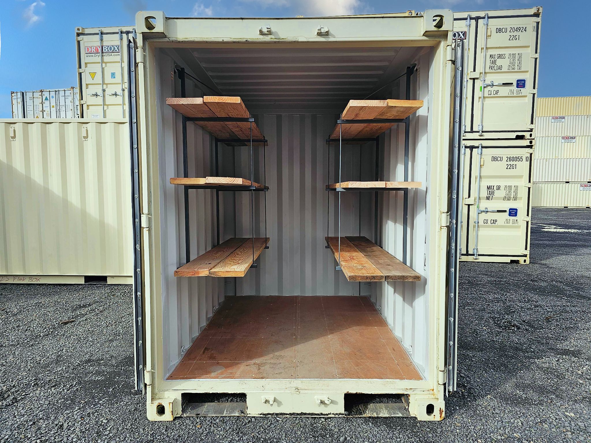 Shipping Container Shelving Ideas and Solutions | Dry Box