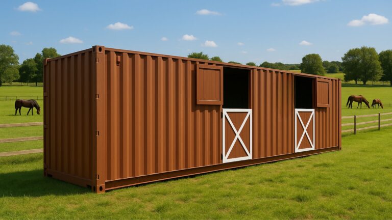 Shipping Container Barn Ideas, Designs and Plans - Dry Box
