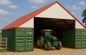 Shipping Container Barn Ideas, Designs and Plans - Dry Box